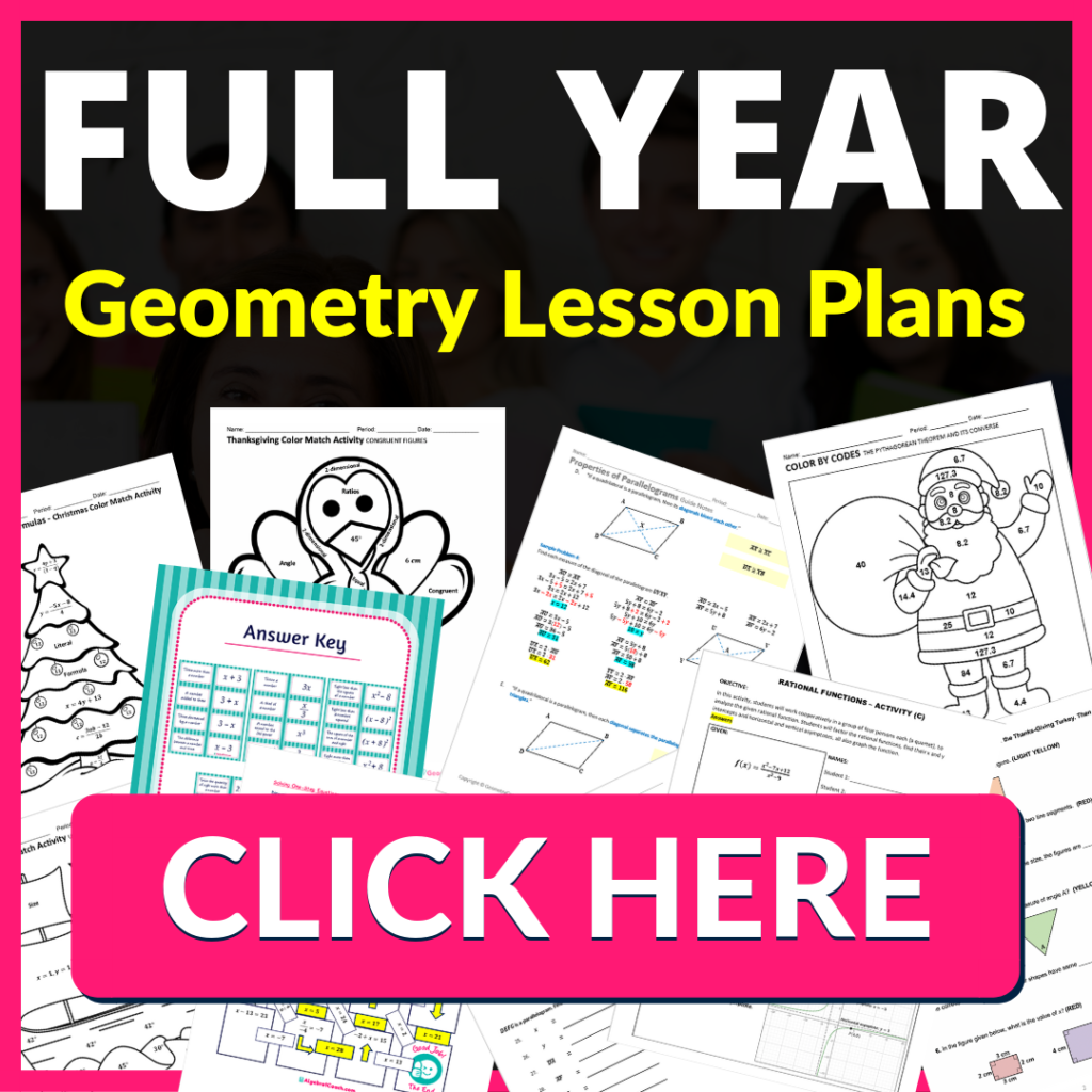 Points Lines and Planes Worksheets ⋆ GeometryCoach.com